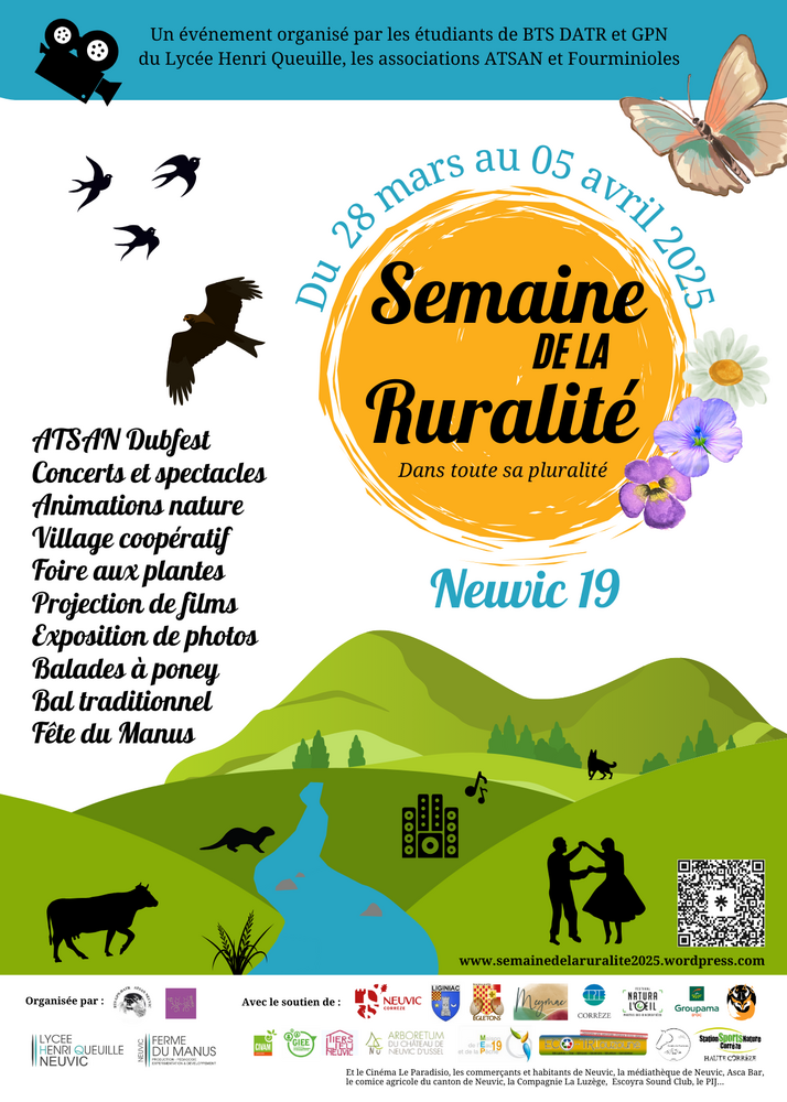 Semaine de la Ruralité, dans toute sa pluralité à Neuvic, du 28 mars au ...